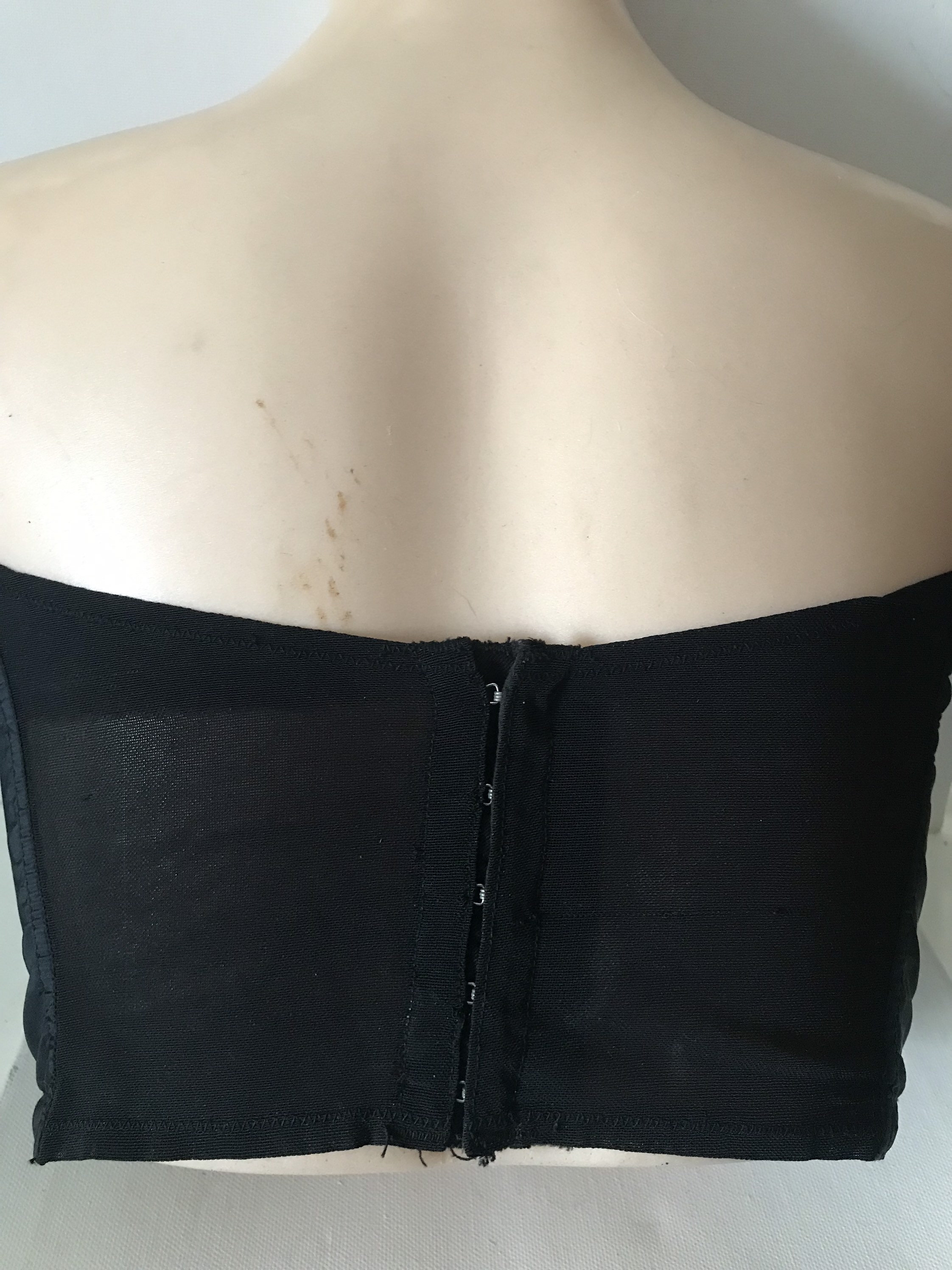 Vintage Lingerie • Black Long Line Bra • Pinup Rockabilly Attire ...