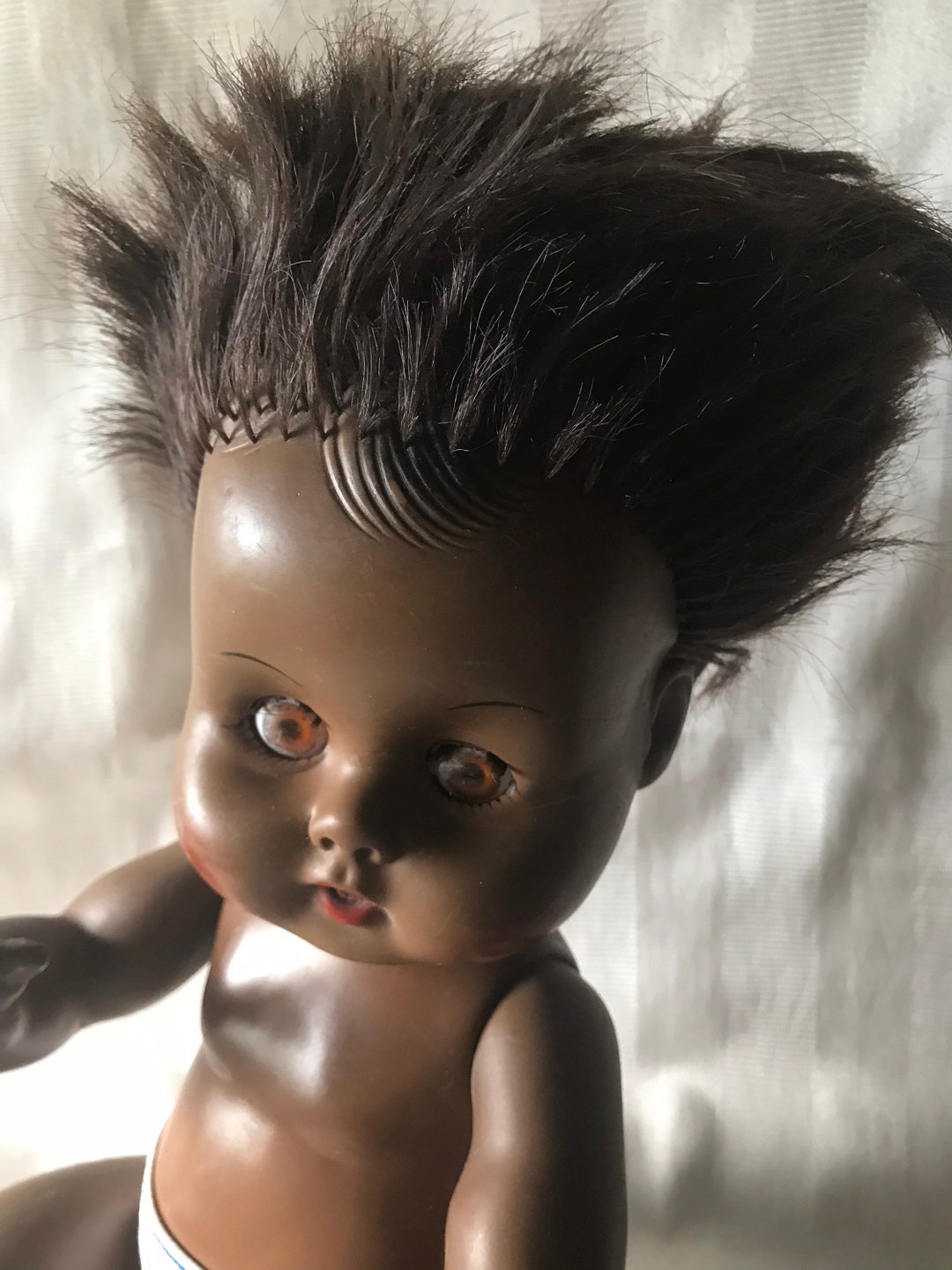 Ginny Baby Doll/ Black Baby Doll Circa 1960’s/collectible Vogue African ...