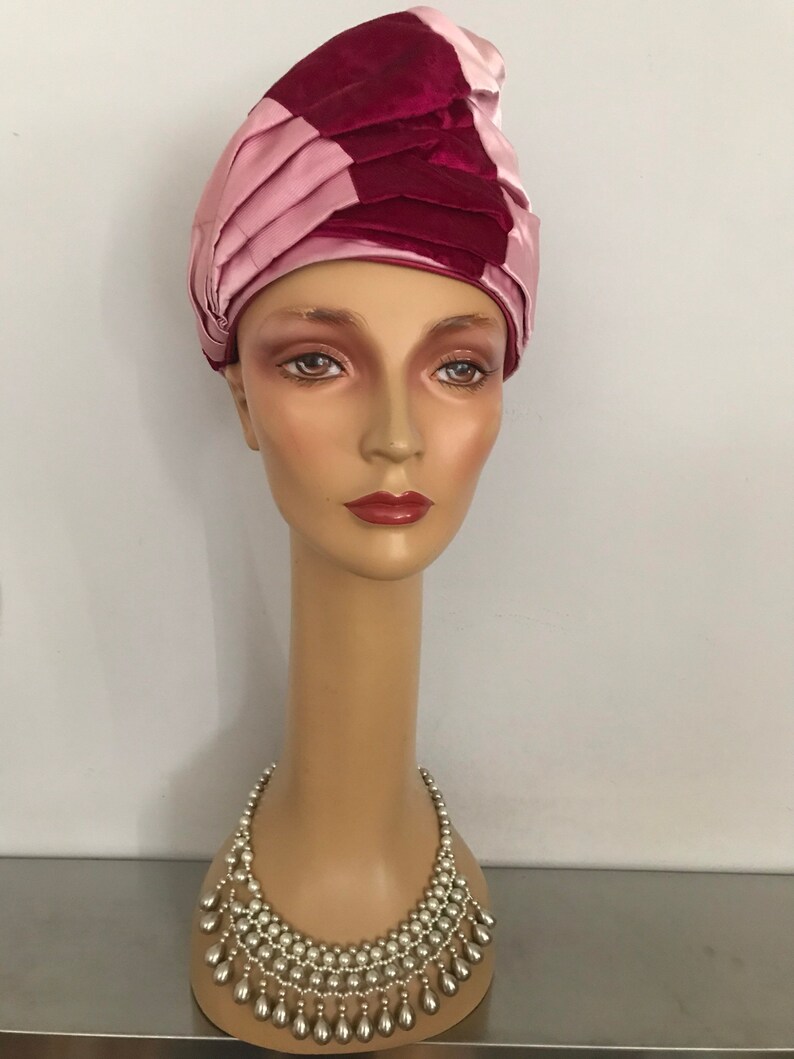 Vintage Turban Hat / Formal Turban Hat / 1950s Millinery/ - Etsy