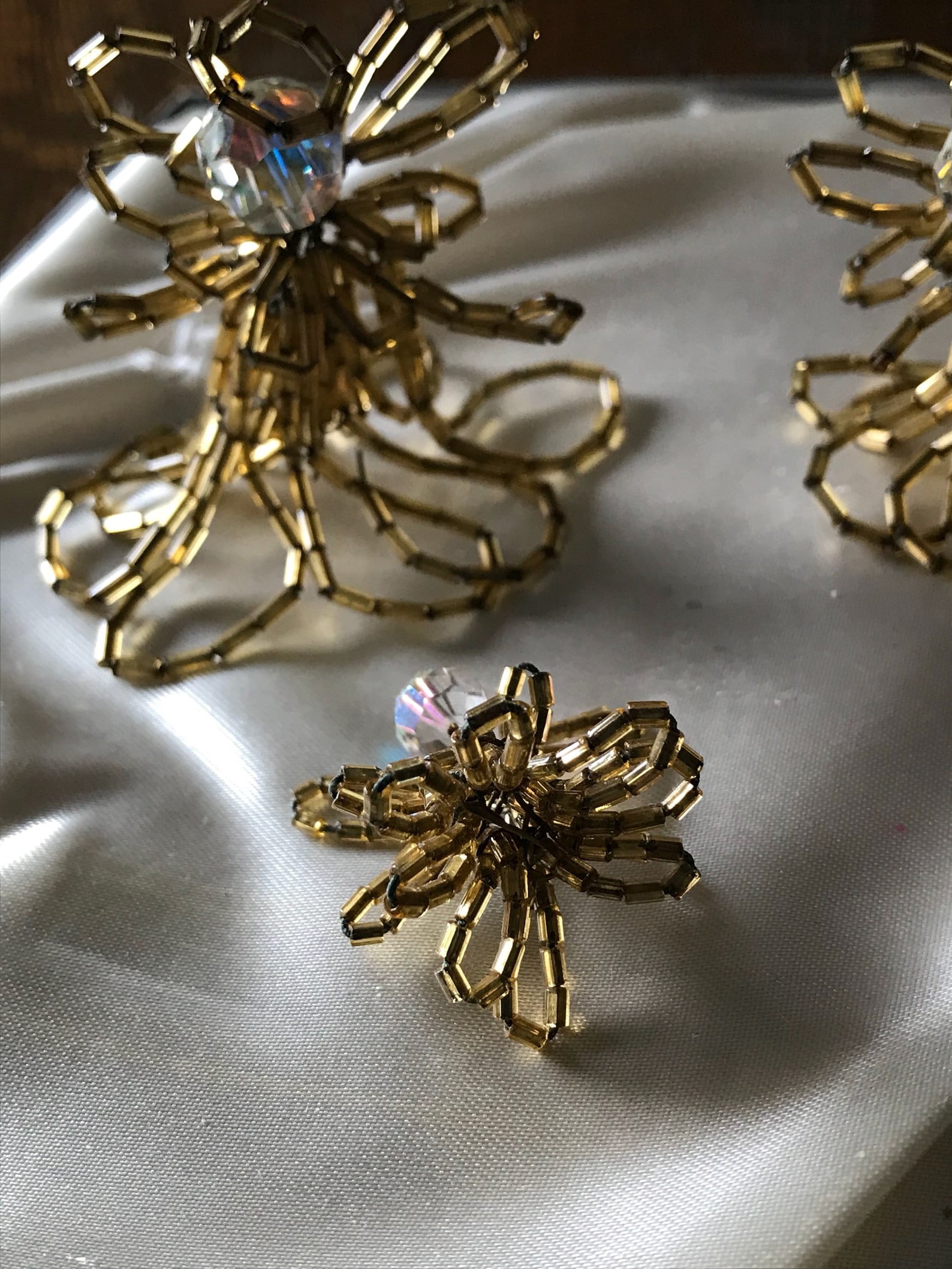 Vintage Glass Bugle Beaded Angels / Hand Crafted Vintage - Etsy