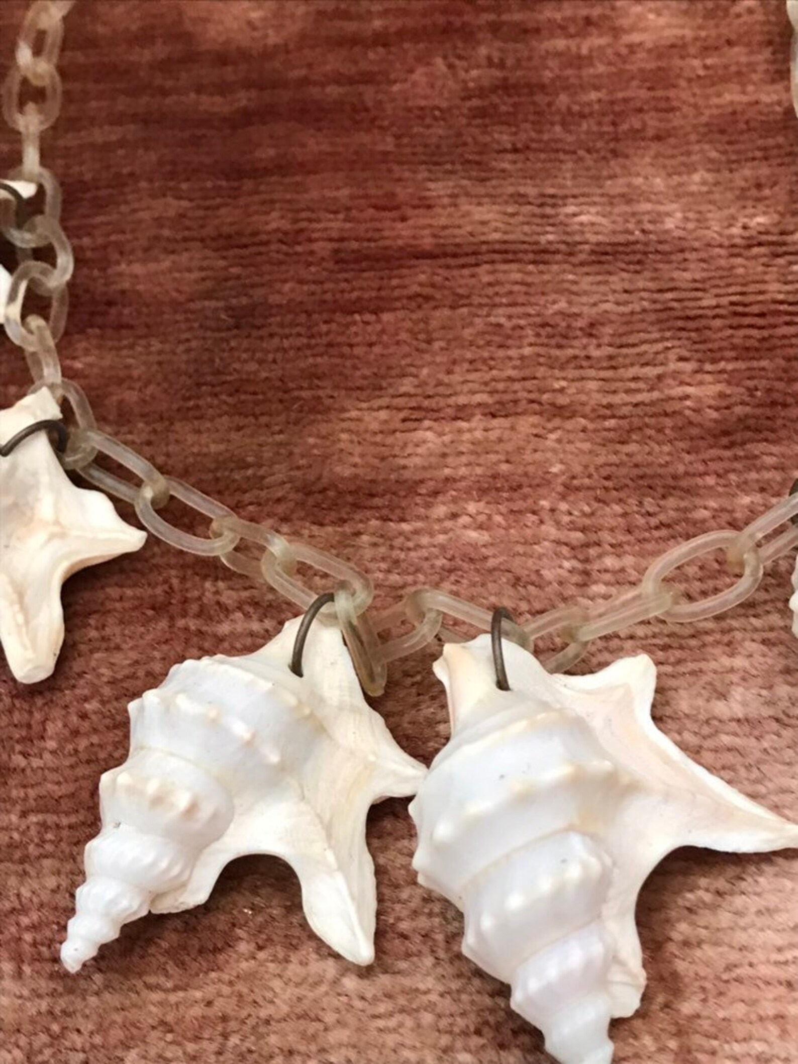 Vintage Celluloid Shell Necklace / 1930's Costume Jewelry | Etsy