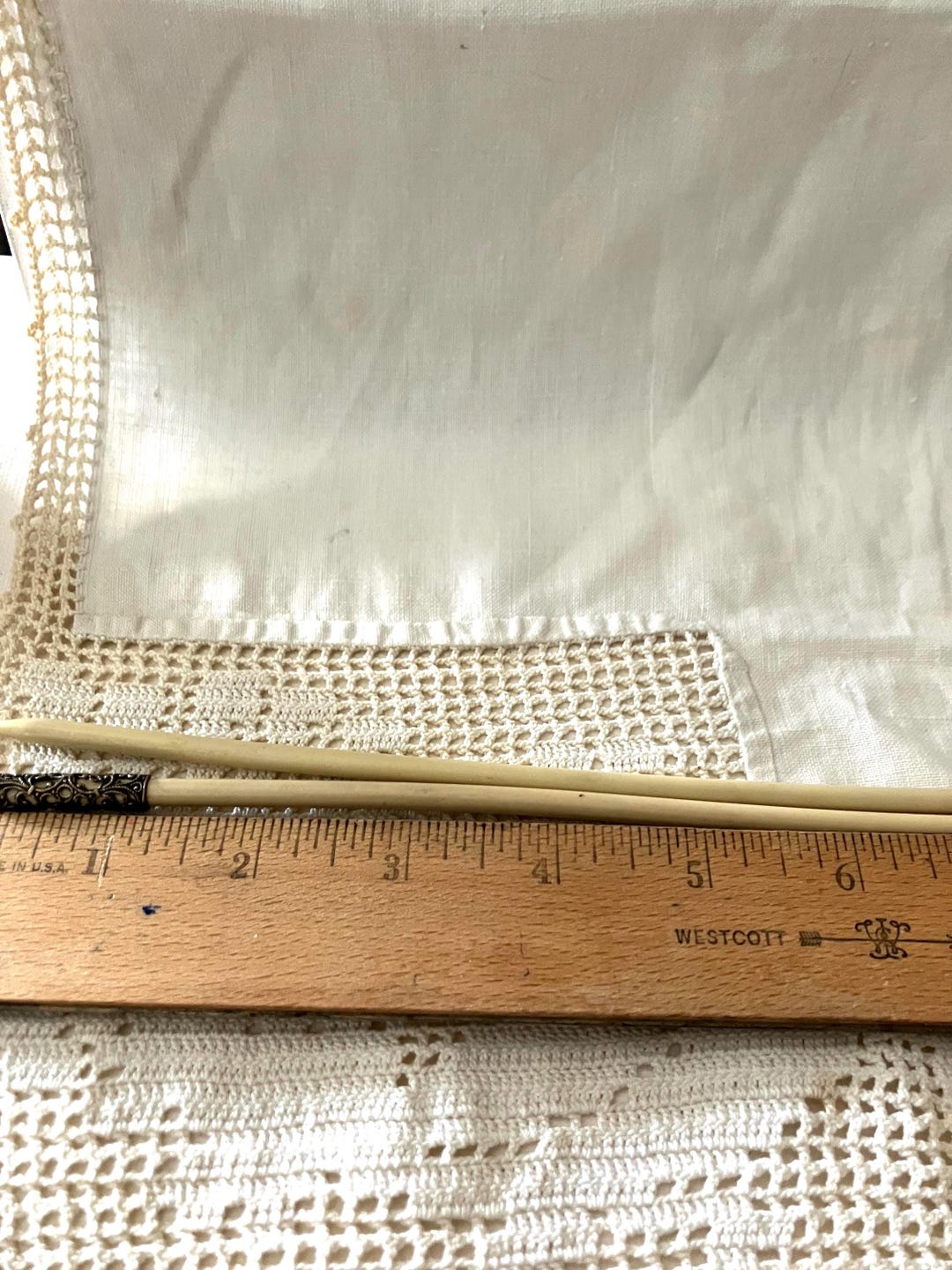 Antique Knitting Needles • Bone Knitting Needles• Victorian Knitting ...