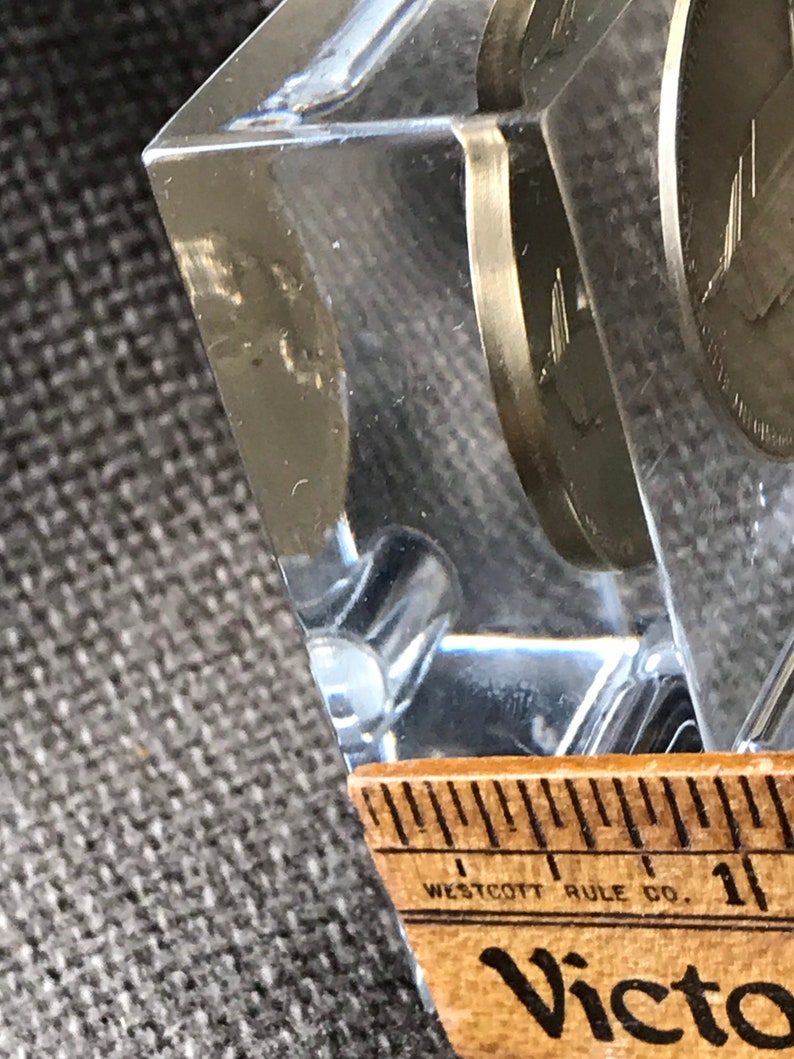 John Hancock Vintage Insurance Brass Mark Medallion Coin Paperweight in ...