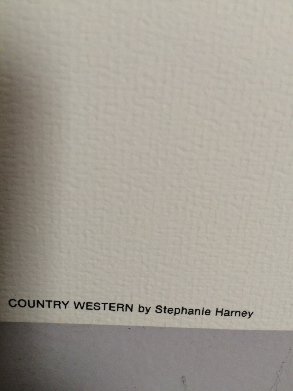 Western Art Print / Signed Stephanie Harney Country and Western ...