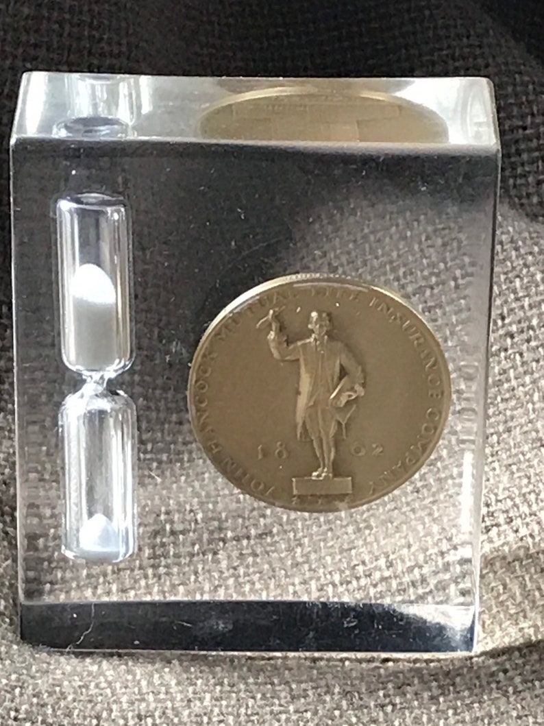 John Hancock Vintage Insurance Brass Mark Medallion Coin - Etsy