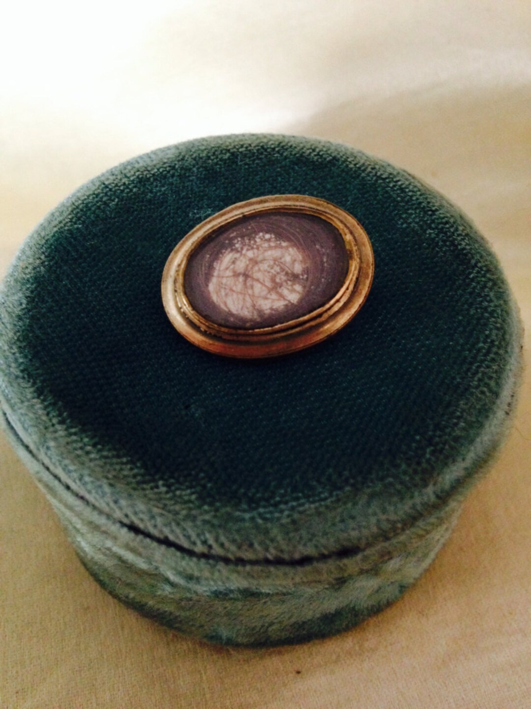 Victorian Gold Filled Hair Brooch / Victorian Memorial Hair Pin - Etsy