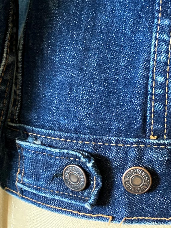 Vintage Levi Denim Jacket • Red Label Levi• Unisex Bl… - Gem