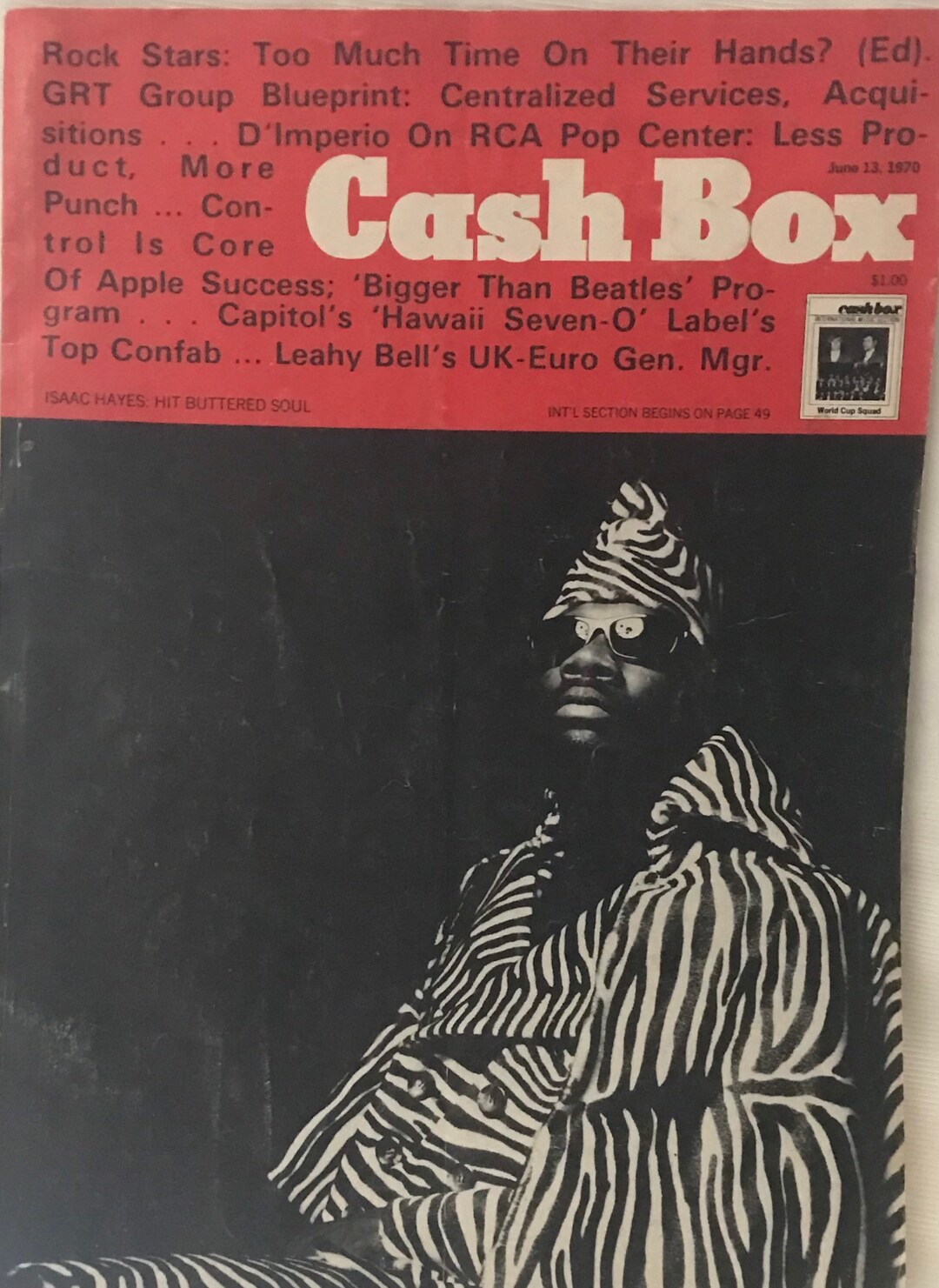 Vintage Cash Box Magazine • Music Industry • June 15, 1970 • Issac ...