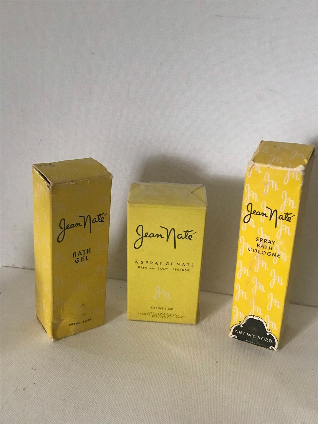 1960s Jean Nate Fragrance Lot3 Piece Lot of Vintage Jean Natebath ...