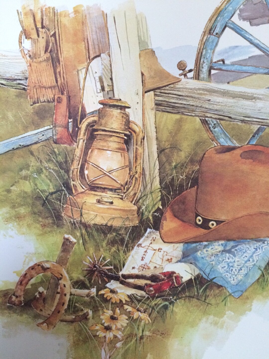 Western Art Print / Signed Art Print / Stephanie Harney Art Litho ...