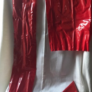 Vintage Hat Trim / Red Vinyl Hat Trim / Re-purposed Red Vinyl Trim ...