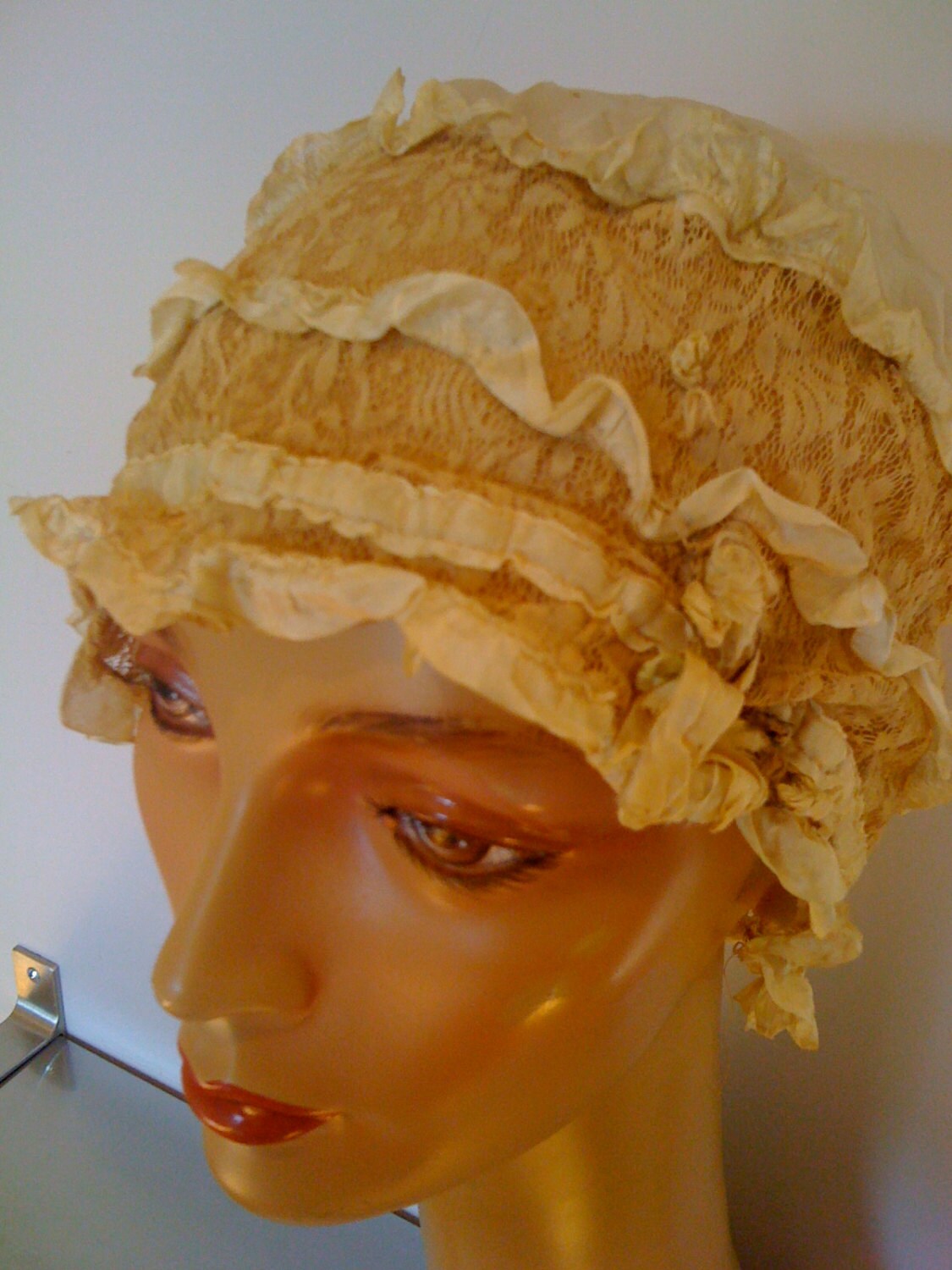 Silk Antique Sleeping Cap - Etsy