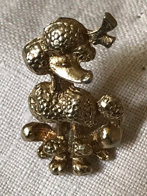Vintage Poodle Dog Pin • Collectible Poodle Pin • Dog… - Gem