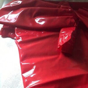 Vintage Hat Trim / Red Vinyl Hat Trim / Re-purposed Red Vinyl Trim ...