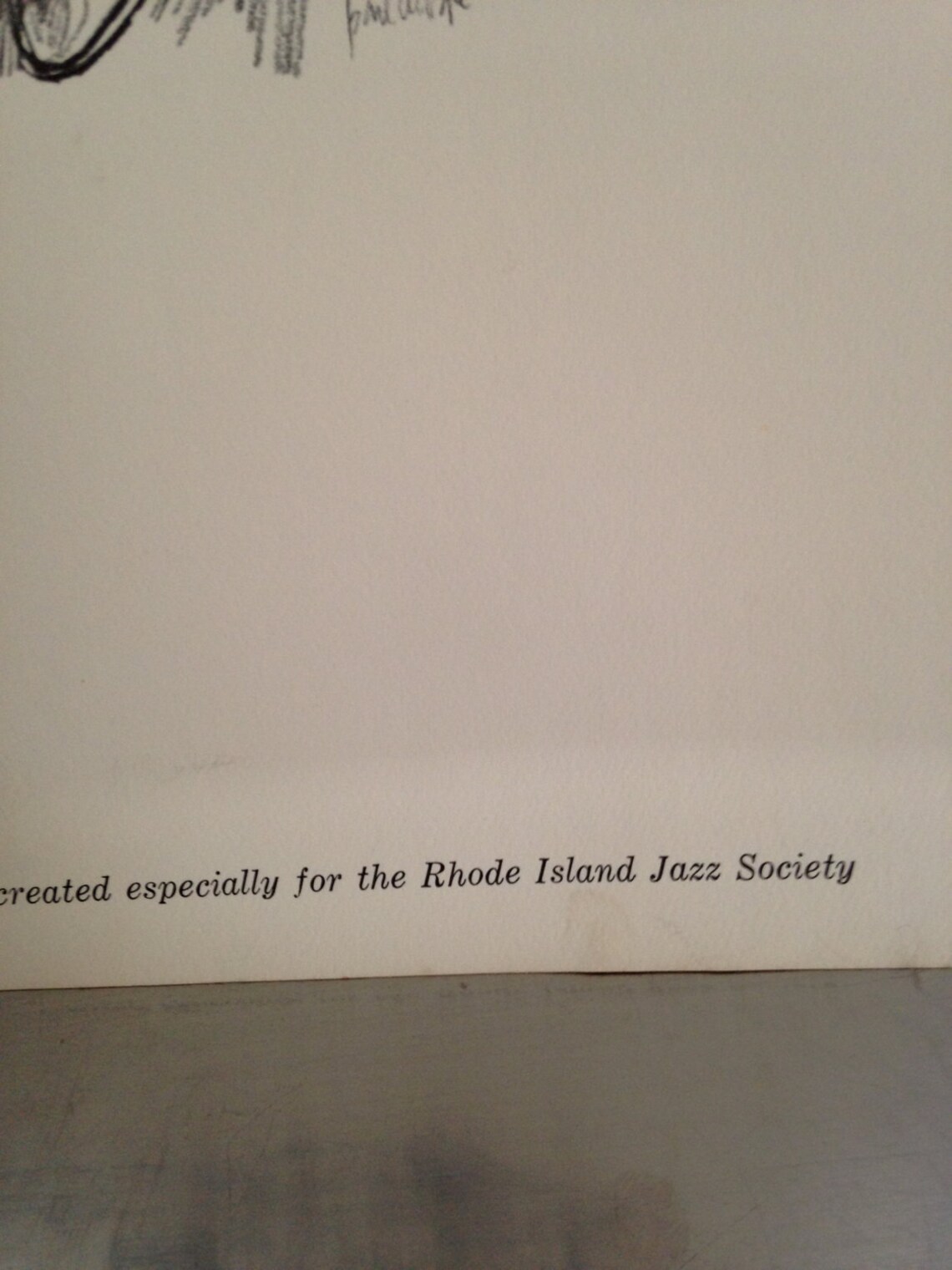 Circa 1980's Newport Jazz Festival Artist Rendered and Signed Print ...