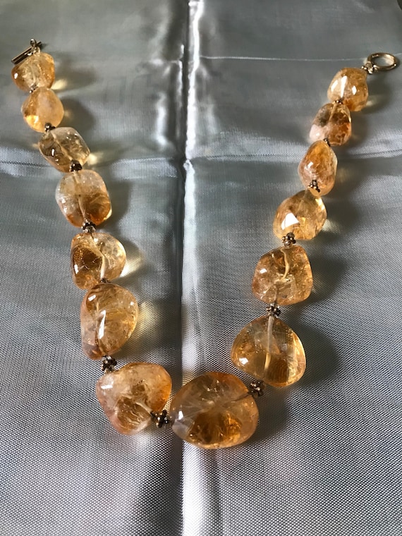 Citrine necklace - Gem