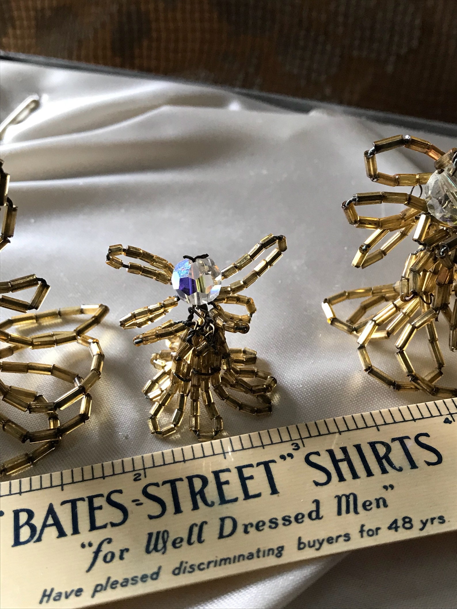 Vintage Glass Bugle Beaded Angels / Hand Crafted Vintage - Etsy