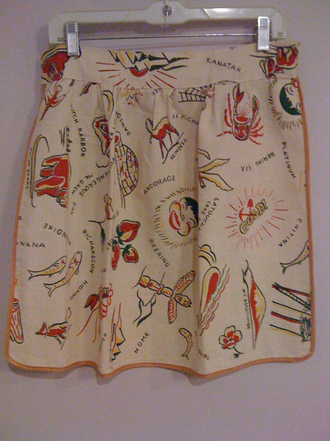 Sale Reduced / Vintage1950's Cotton "alaska" Apron - Etsy