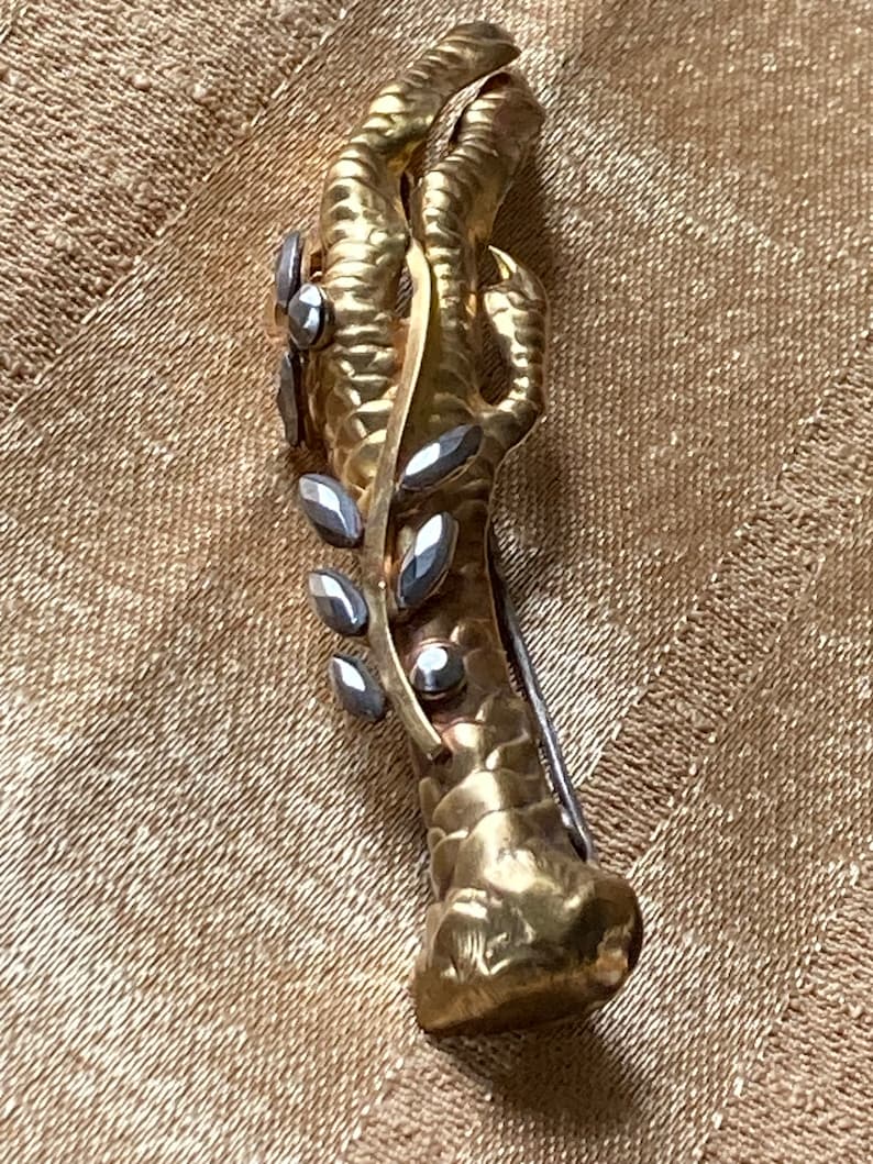 Chicken Foot Brooch•victorian Jewelry•macabe Brooch• Vintage Antique ...