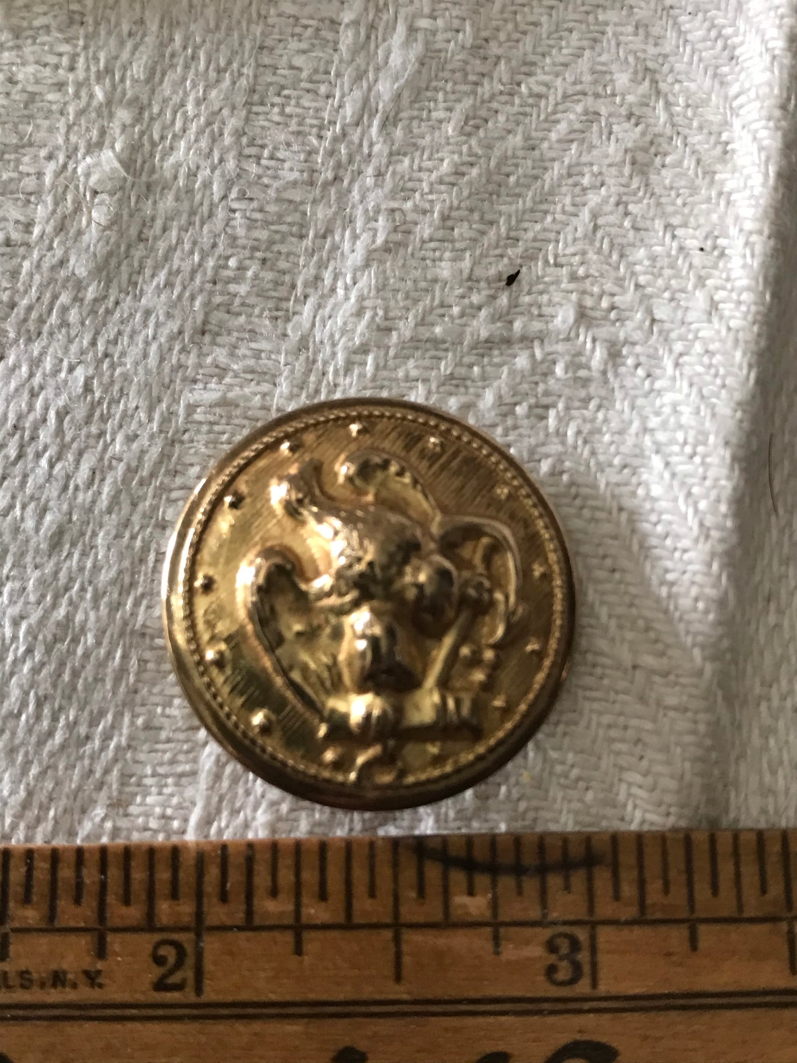 Vintage Military Brass Buttons | Etsy