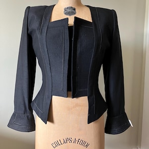 Patricia Rhodes Peplum Style Jacket•designer Jacket• Late 1980’s Peplum ...