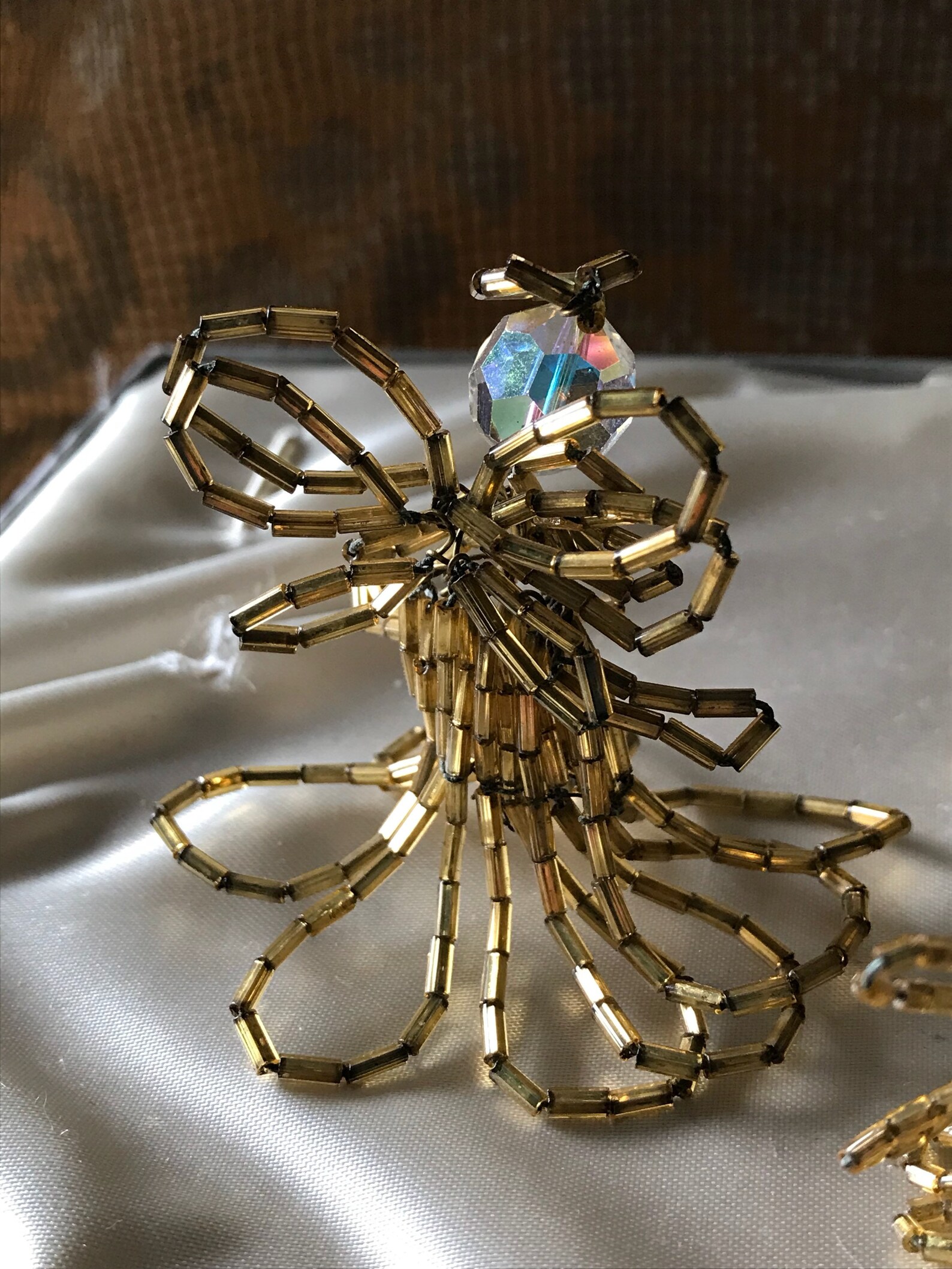 Vintage Glass Bugle Beaded Angels / Hand Crafted Vintage | Etsy