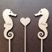Personalized Seahorse Cake Topper Beach Wedding Decor - Etsy