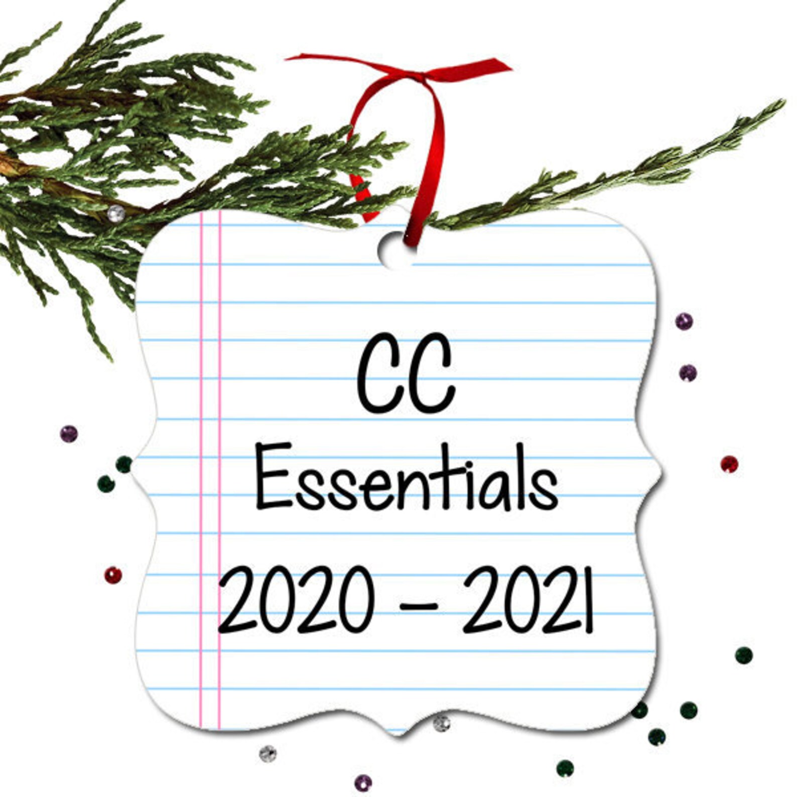 CC Essentials Ornament, Gift for Essentials Tutor, Personalized Gift - Etsy