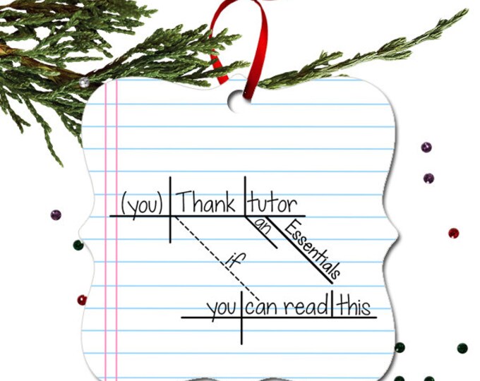 CC Essentials Ornament, Gift for Essentials Tutor, Personalized Gift - Etsy