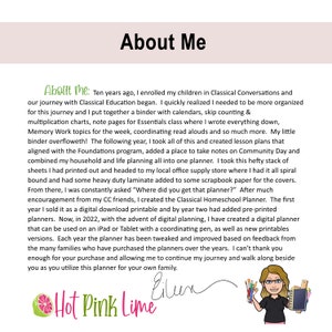 Classical Conversation Bundle Lesson Plans and Community Day Pages - Etsy