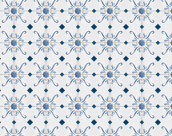 Dollhouse Tile 1/12 Blue Pattern Tiles for Floor Miniature | Etsy