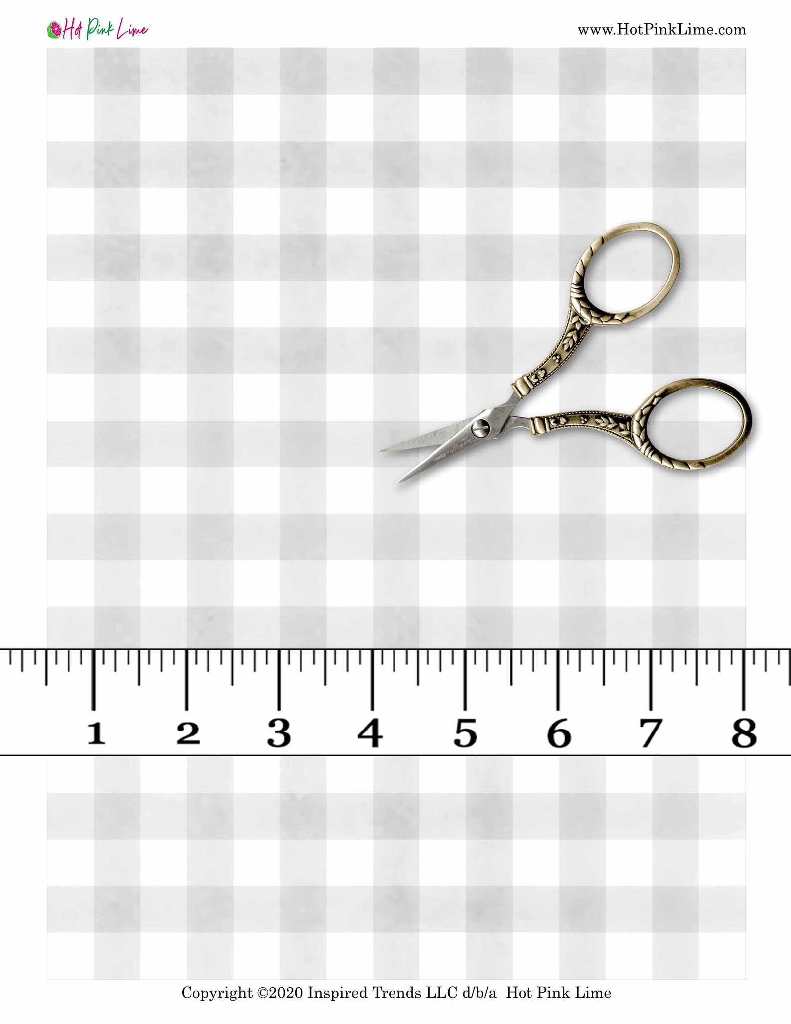 Dollhouse Wallpaper Watercolor Check Gray Miniature Printable - Etsy