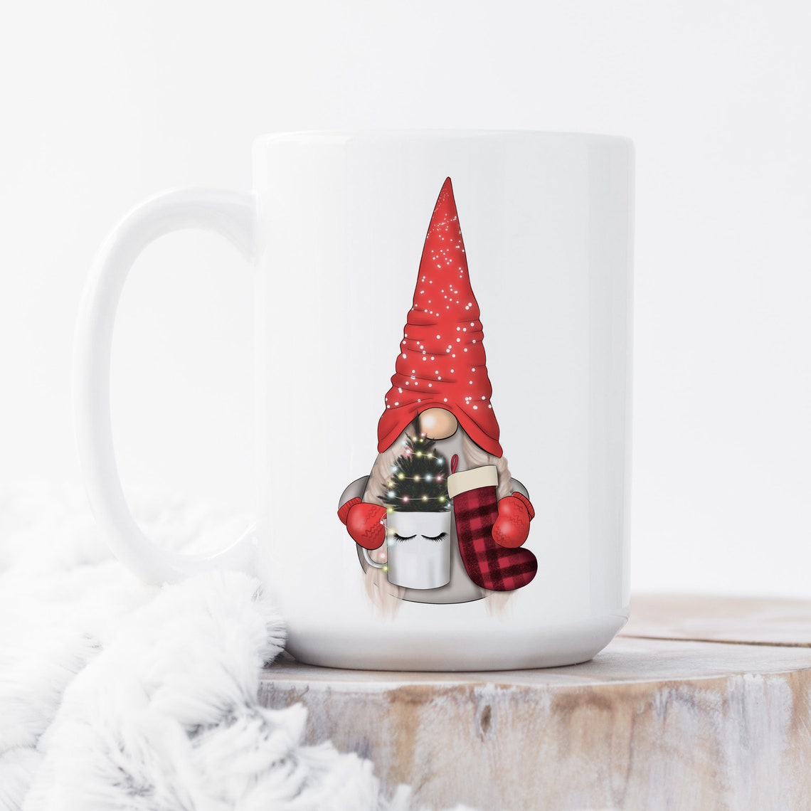 Christmas Gnome Mug Personalized Gift Christmas Morning Mug - Etsy