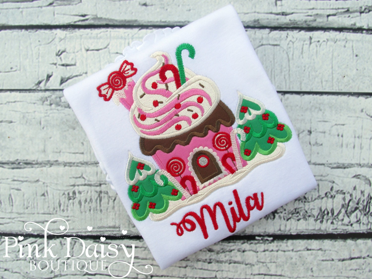 Girls Christmas Shirt - Gingerbread House Shirt - Ginger Bread ...