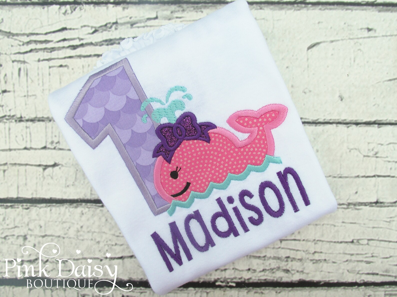 Whale Birthday Tutu Outfit Any Age Under the Sea Pink - Etsy