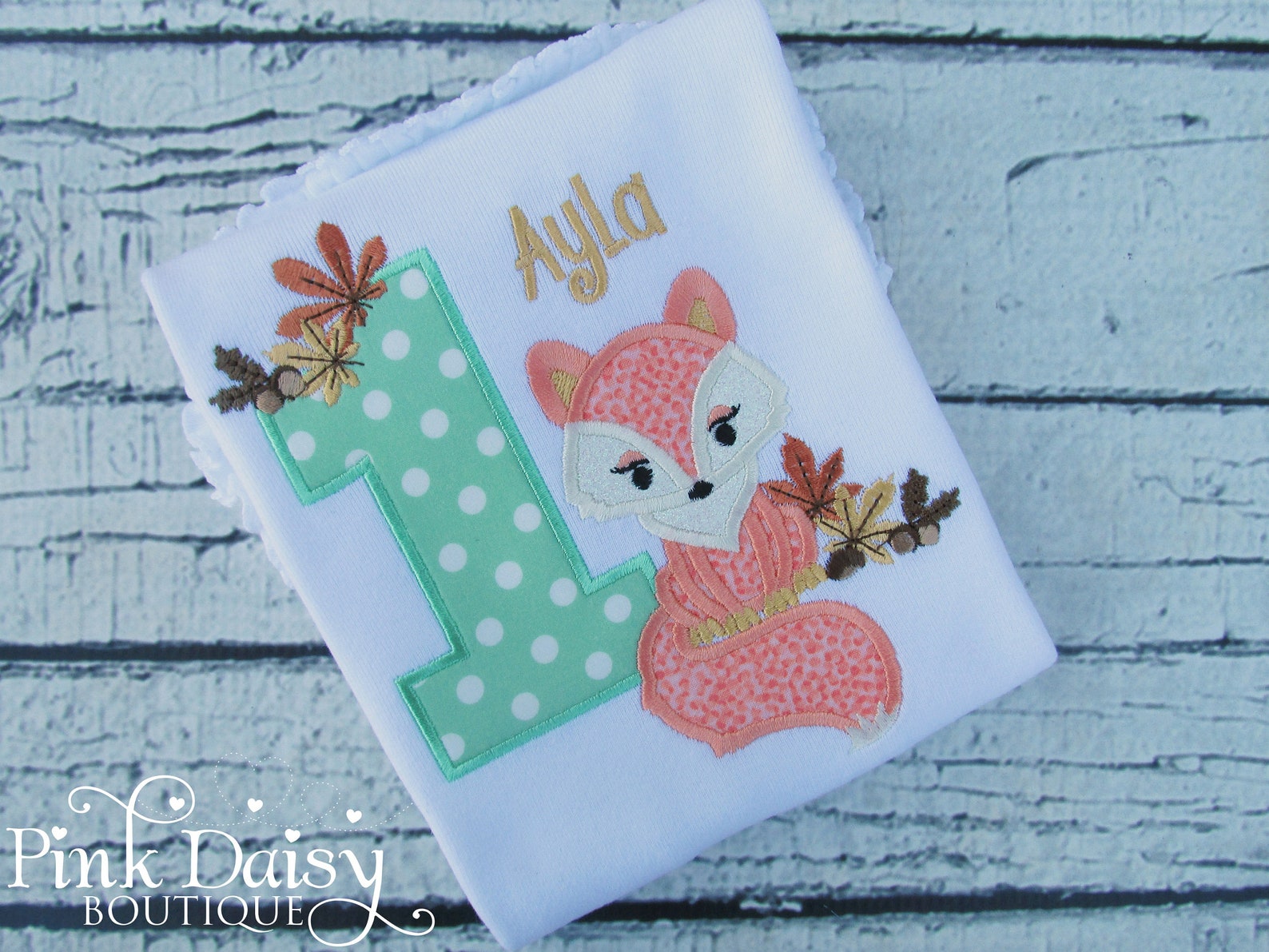 Fox Birthday Outfit Ribbon Tutu Set Woodland Fox Boho - Etsy