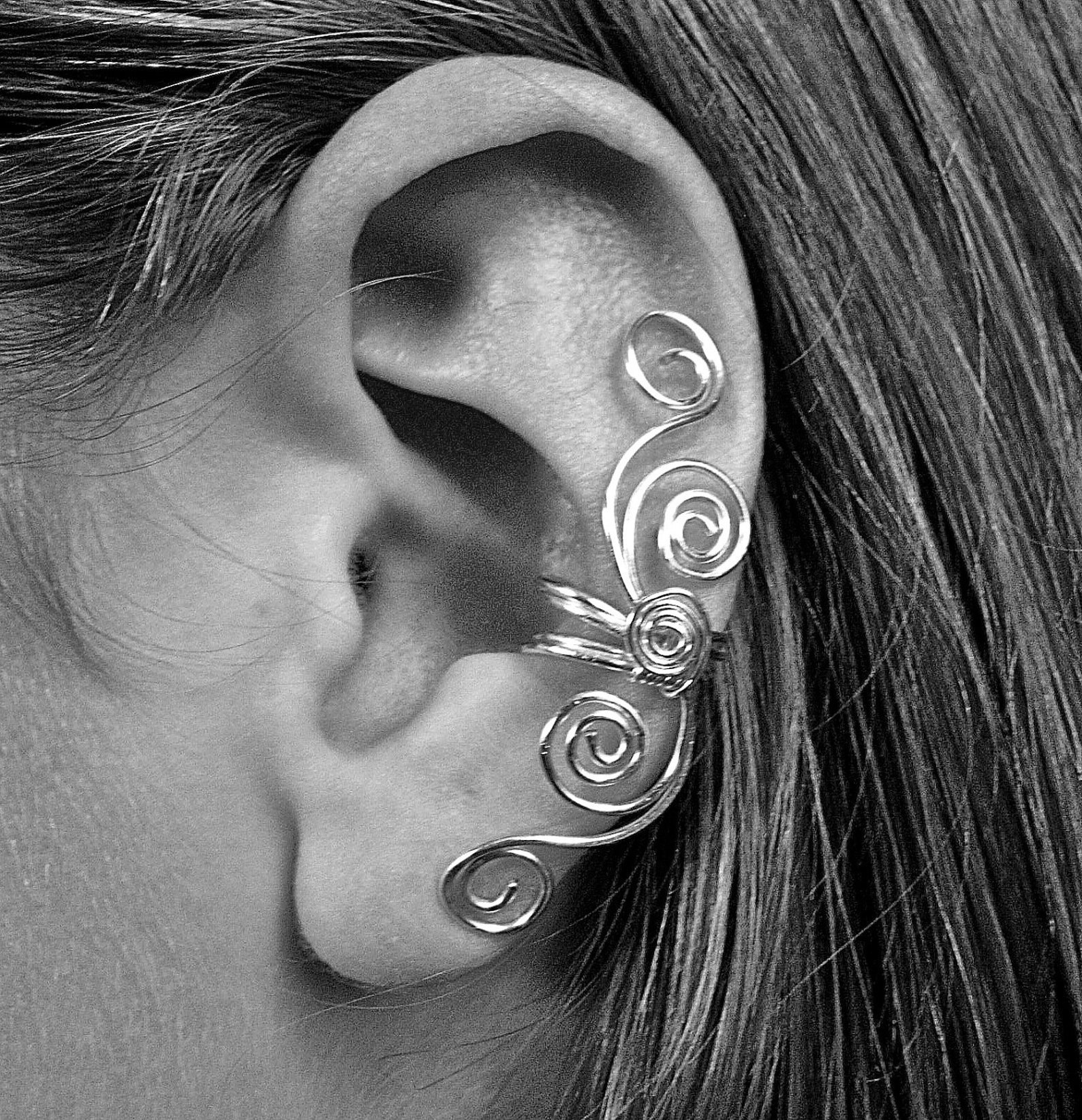 Ear Cuff Earcuff Ear Wraps Single Silver Plated or Gold - Etsy