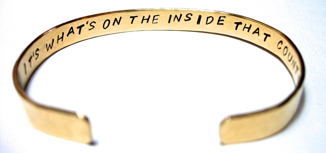It's What's on the Inside That Counts Inspirational Hand Hammered and ...