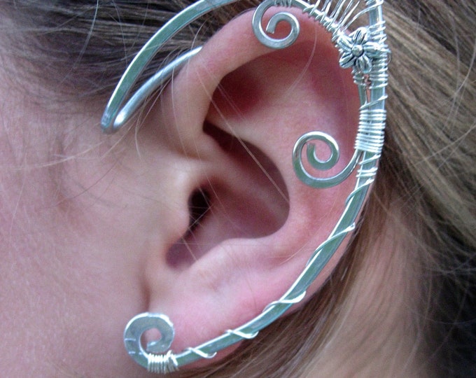 Simple and Elegant Pair of Elf Ear Cuffs Faerie Ear Wraps - Etsy