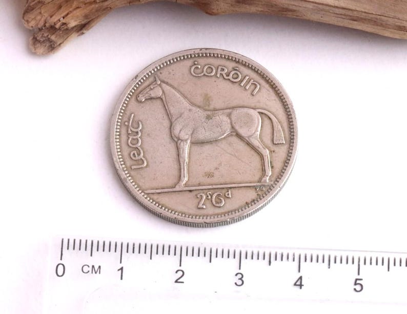 1963 Irish Half Crown Coin – Pre-decimal Horse Harp Collectible - Etsy