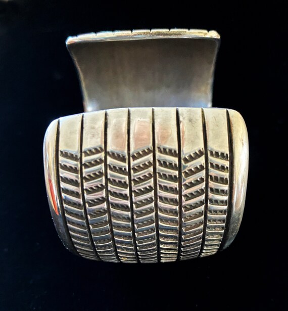 Cippy Crazyhorse Sterling Silver Wide Ingot Cuff Brac… - Gem