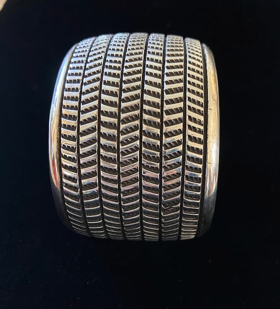 Cippy Crazyhorse Sterling Silver Wide Ingot Cuff Brac… - Gem