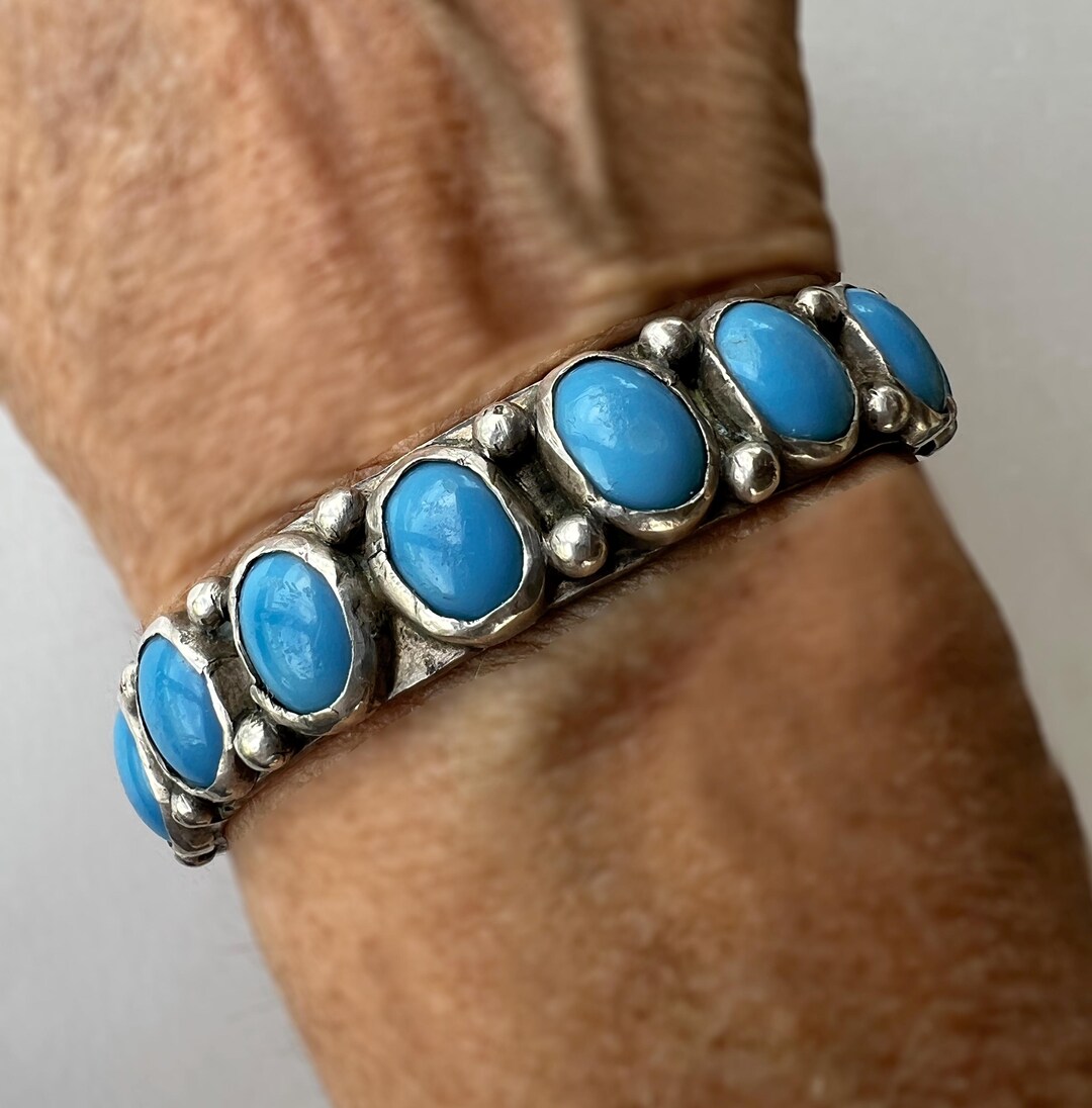 Historic Hubbell Glass Ingot Silver Bracelet C. 1910 - Etsy