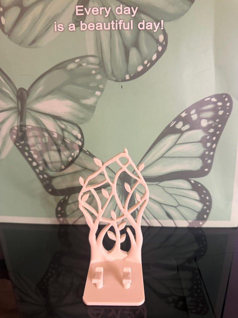 Tree of Life Phone Holder Stand – Decorative Desk Accessory - Etsy