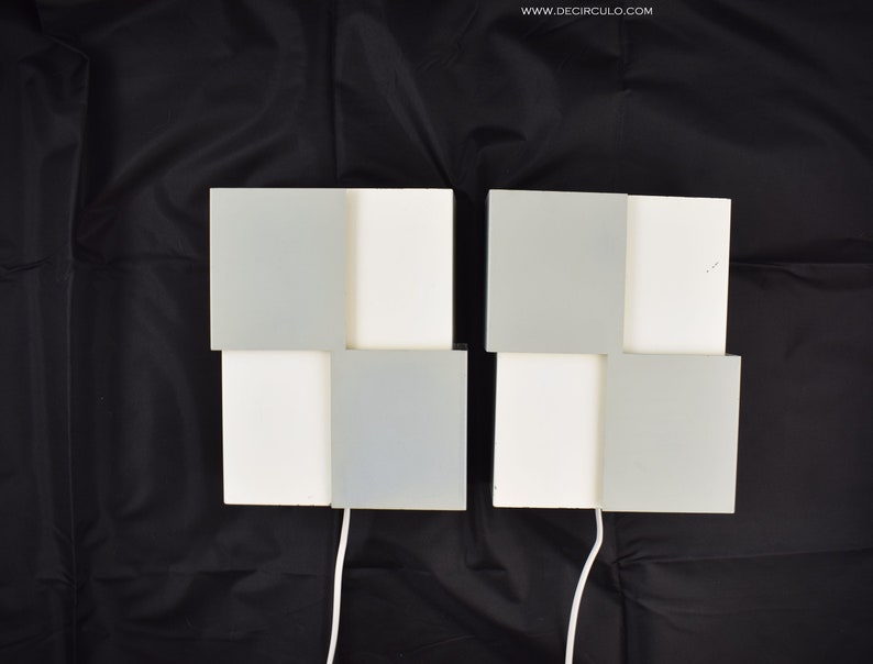 Pair of Original 1960s Dutch Design Classic Wall Lamp by Anvia, Sconces ...