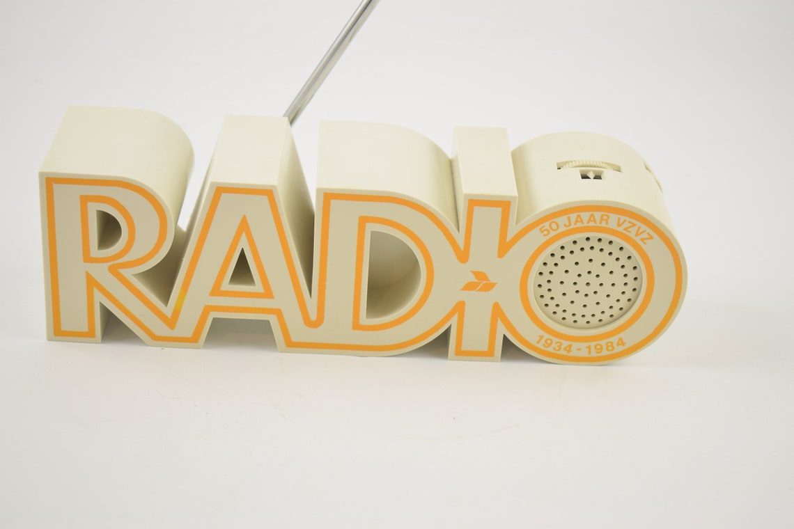 Radio Radio Model in the Form of the Word Radio. - Etsy