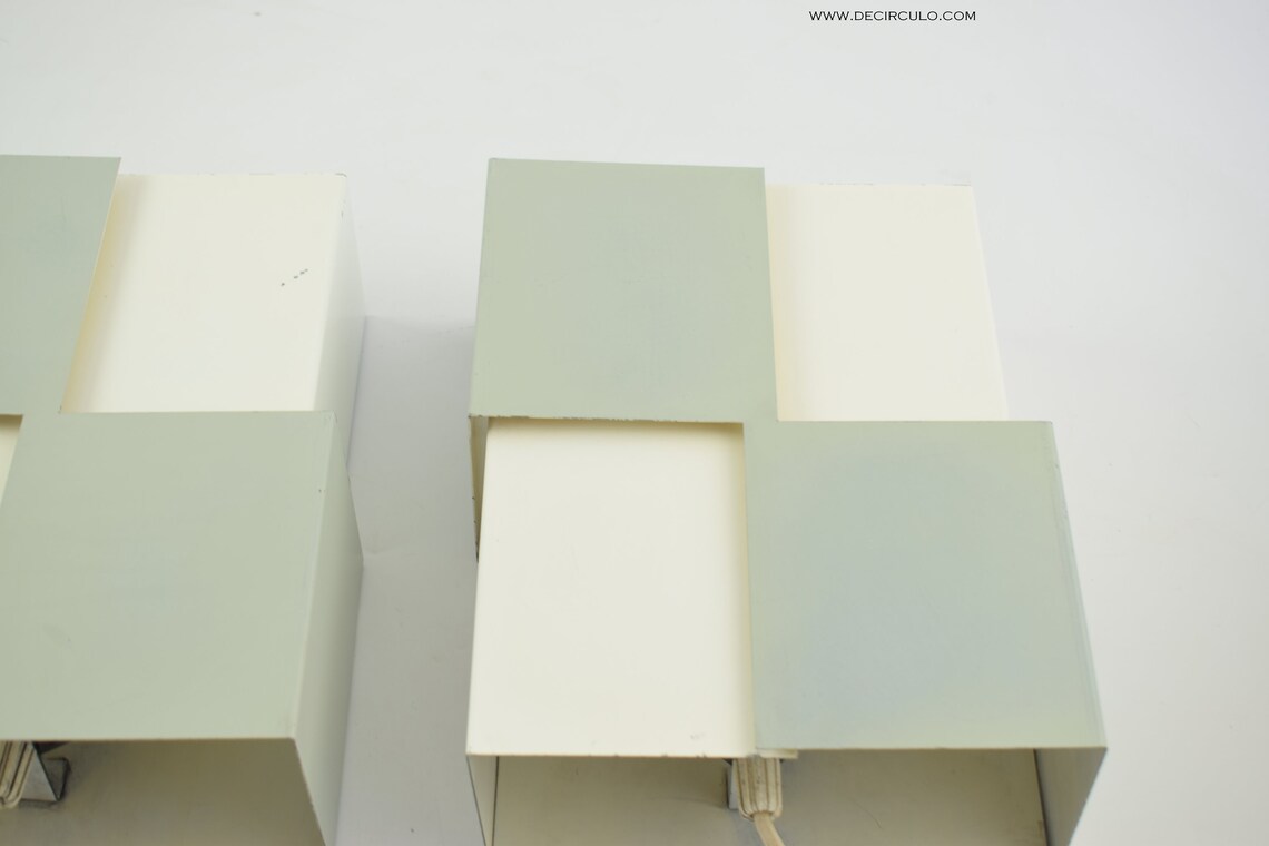 Pair of Original 1960s Dutch Design Classic Wall Lamp by Anvia, Sconces ...