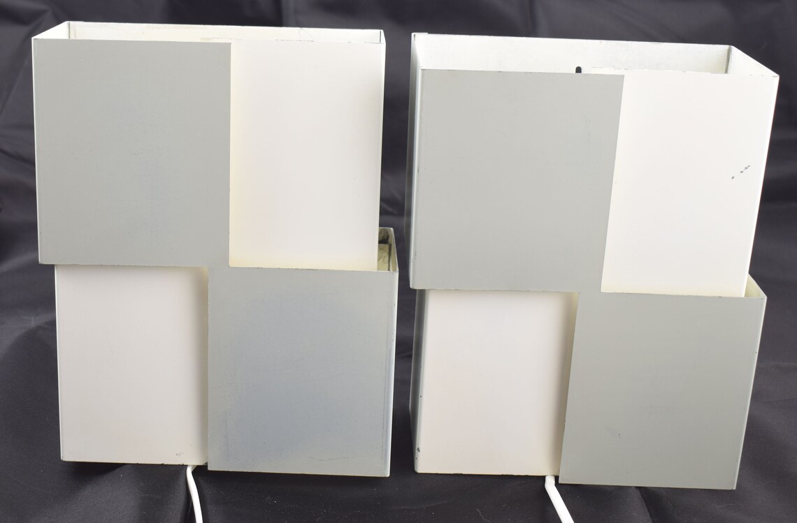 Pair of Original 1960s Dutch Design Classic Wall Lamp by Anvia, Sconces ...