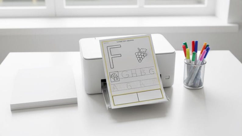 Kindergarten Alphabet Activity Book • A–Z Tracing, Coloring & Drawing ...