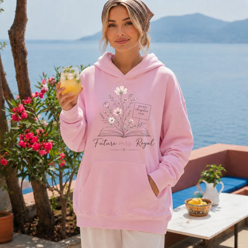 Personalized Future Mrs. Floral Book Sweatshirt, Bridal Crewneck Gift ...